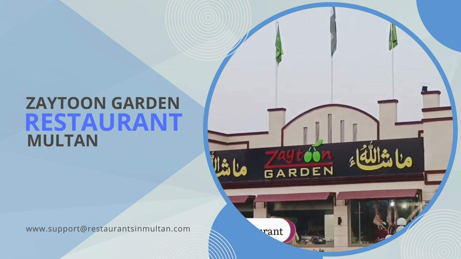 Zaytoon Garden Restaurant Multan – Best Dining Experience